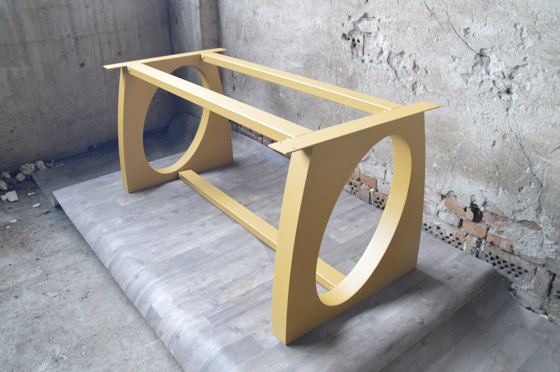 Unique Handmade Steel Table Base Designer Edition. Great Fit - Etsy