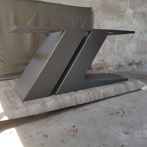 Unique Handmade Steel Table Base Designer Edition for Big and Heavy ...
