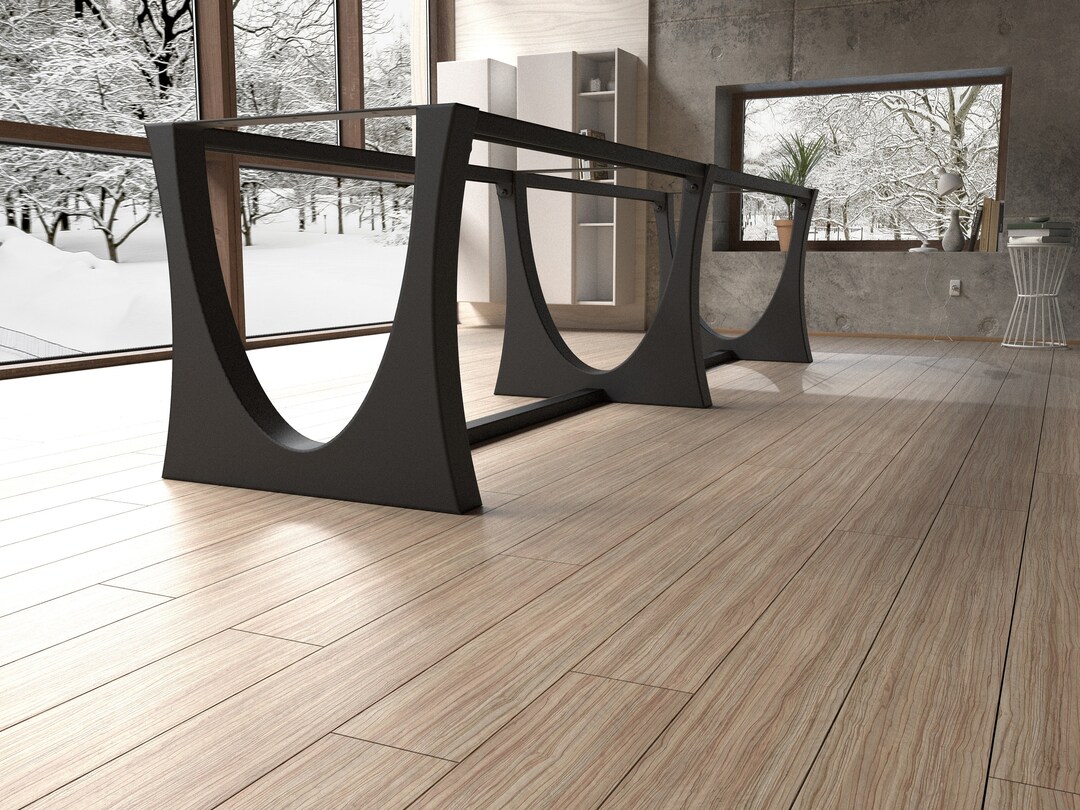 Heavy-duty Handmade Steel Table Base for Very Big and Heavy Table Tops ...