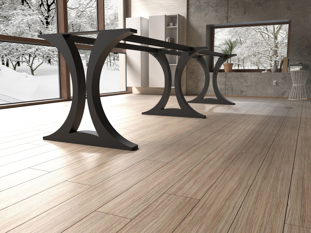 Handmade Steel Table Base Modern Style Heavy-duty Edition for Very Big ...