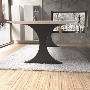 Handmade Dining Table Legs With Unique Design for Premium Table Tops ...