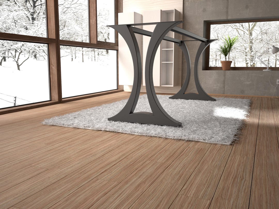 Designer Edition Handmade Steel Table Base: 35" High, Perfect for ...