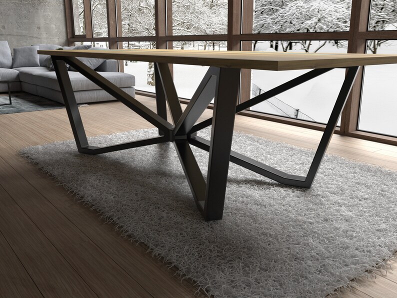 Handmade Dining Table Base Spider Design for Your Unique - Etsy