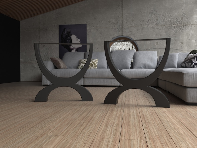 Unique Steel Table Legs Designer Edition Handmade in EU. Fit - Etsy