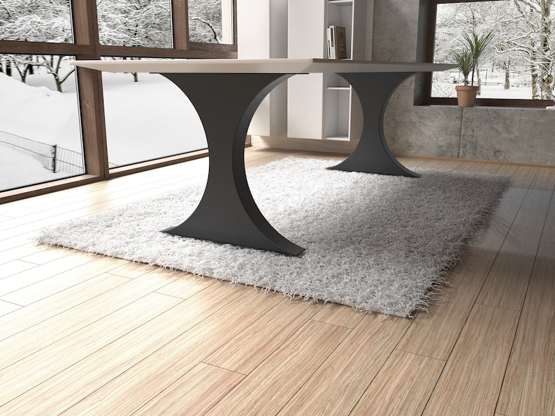 Handmade Dining Table Legs With Unique Design for Premium Table Tops ...