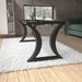 Metal Table Base Designer Edition. Handmade Steel Furniture Legs With ...