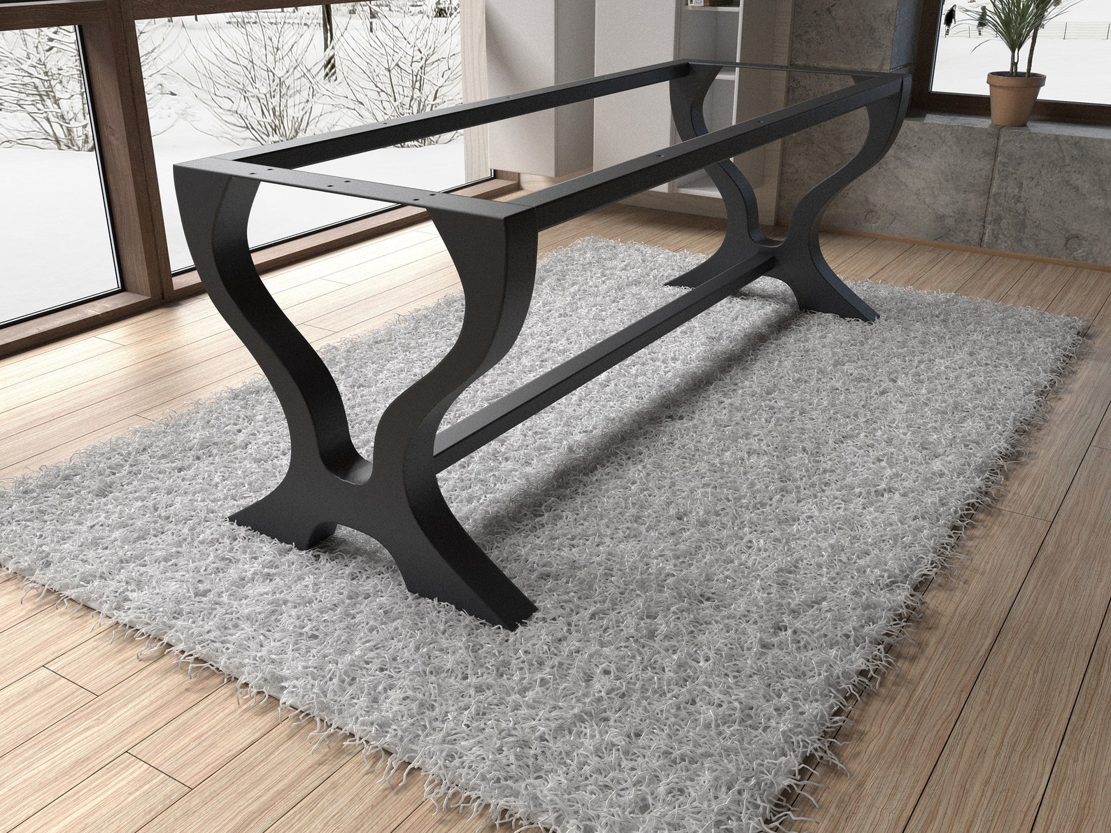 Premium Steel Table Base Designer Edition. Great Fit With - Etsy