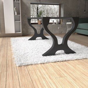 Handmade Premium Steel Table Base Designer Edition (H: 28" In.). Modern ...