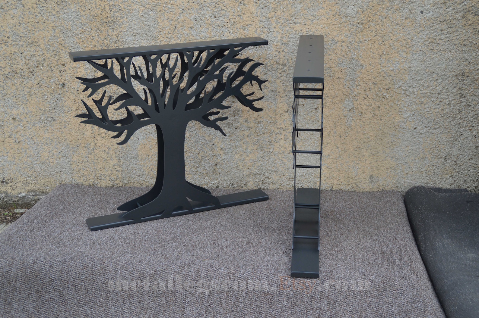 Dining Table Legs With Unique Tree Design. Premium Quality Made With ...