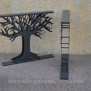Dining Table Legs With Unique Tree Design. Premium Quality Made With ...
