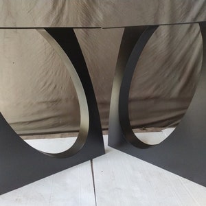 Handmade Steel Table Legs Designer Edition Unique Shape. Great - Etsy