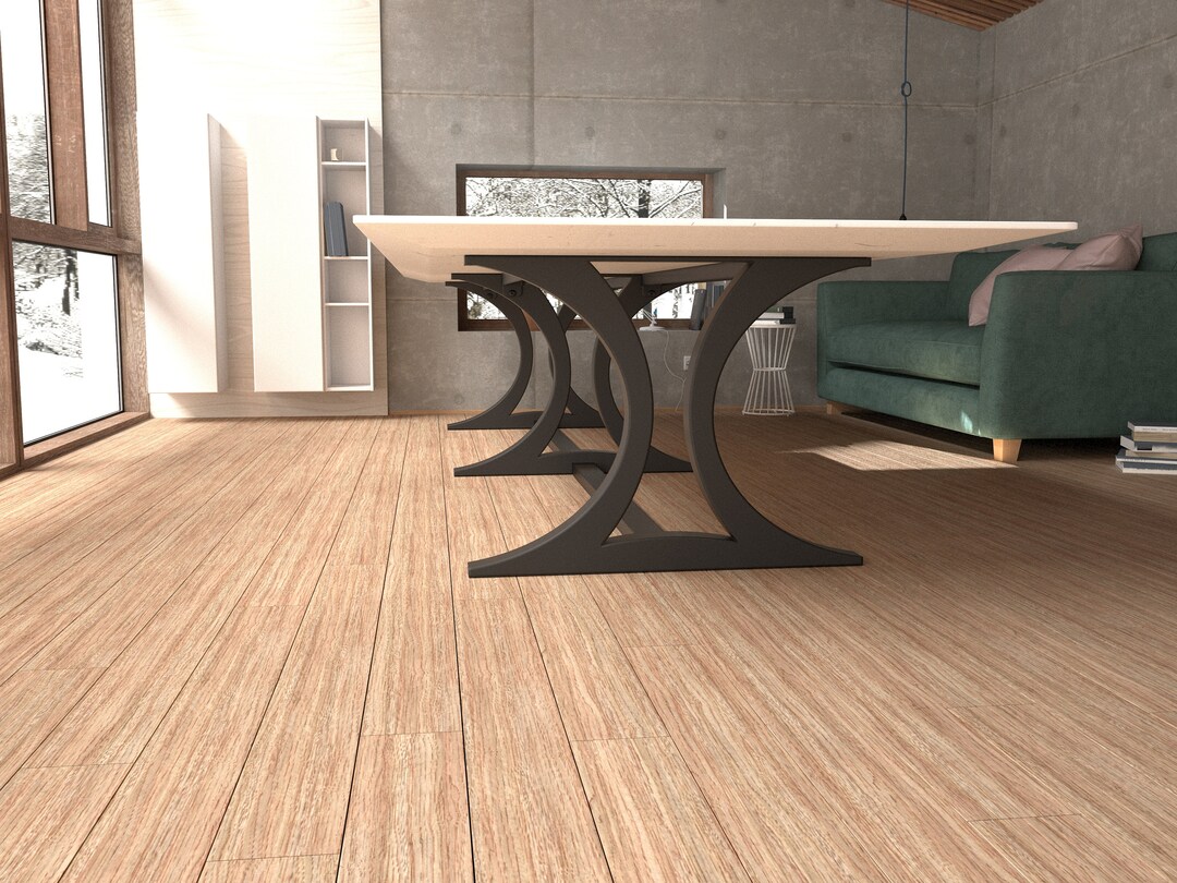 Handmade Steel Table Base for Dining/kitchen Tables, Heavy-duty, Extra ...