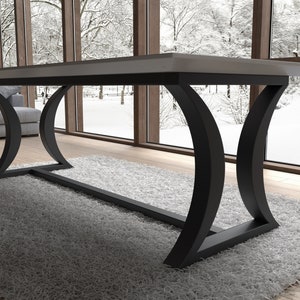 Handmade Steel Table Base Designer Edition. Great Fit With Modern or ...