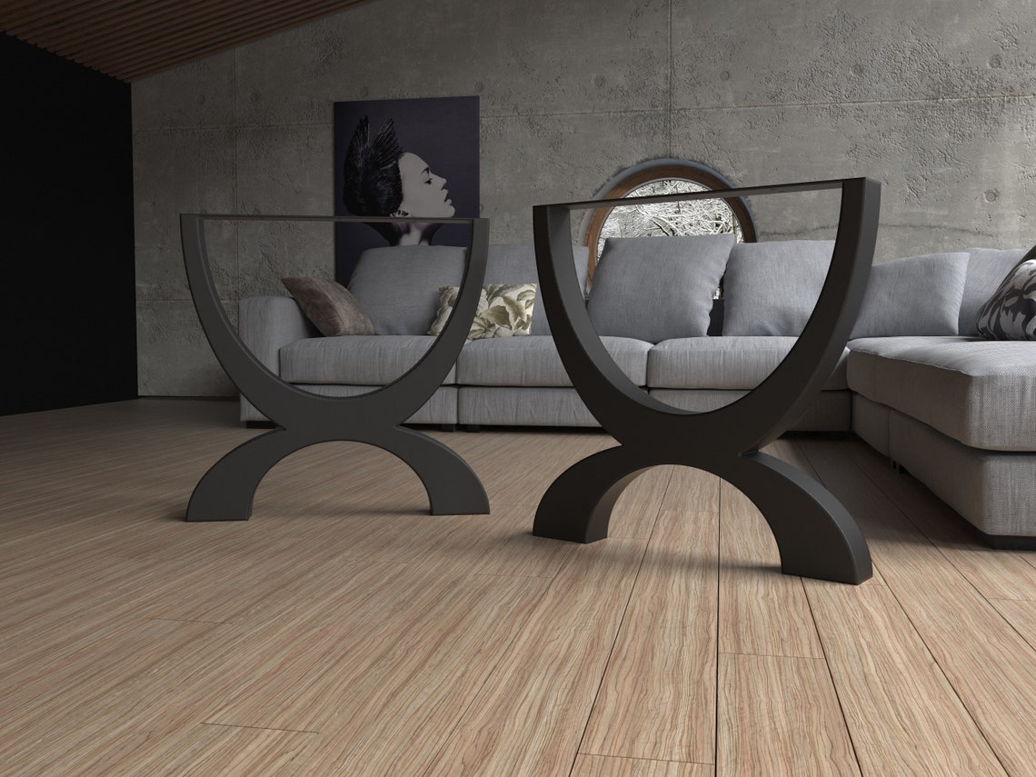 Unique Steel Table Legs Designer Edition Handmade in EU. Fit - Etsy