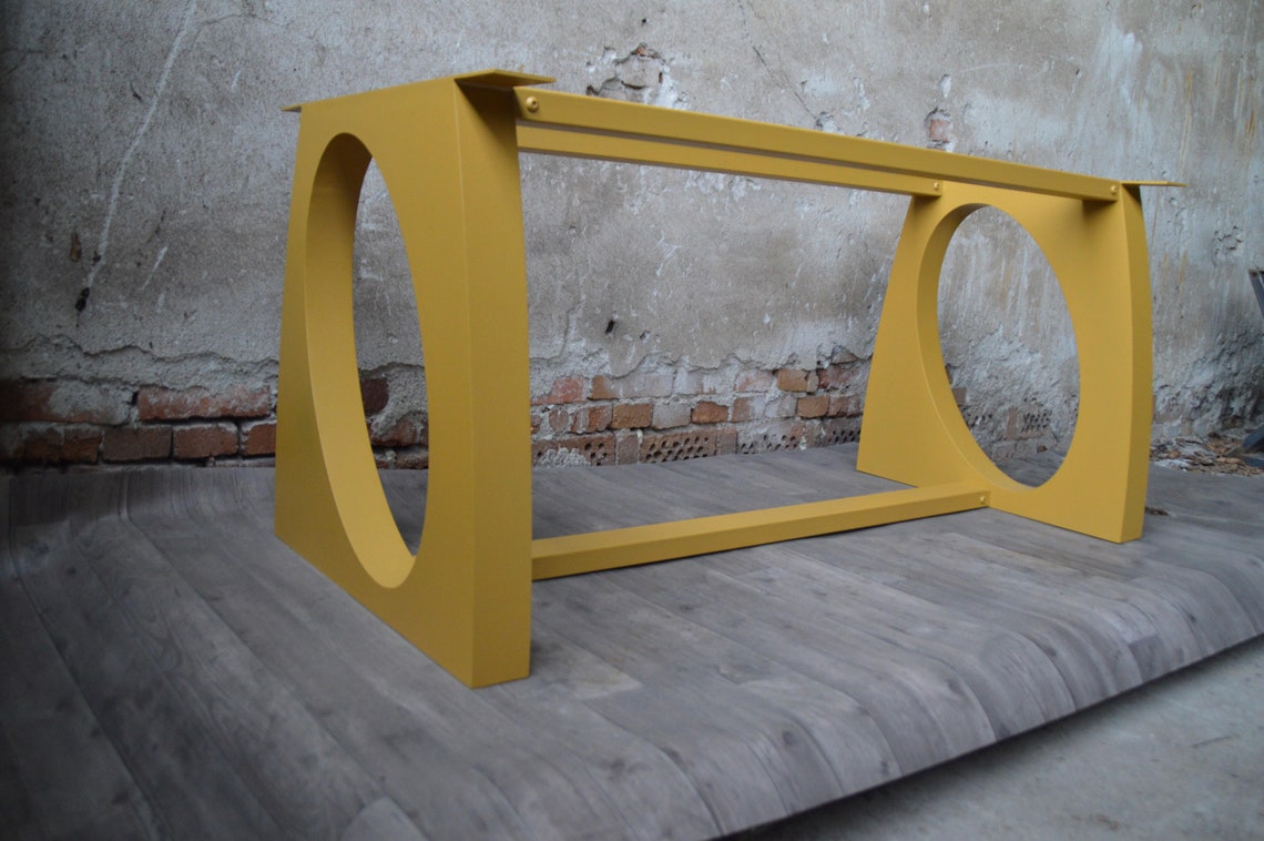 Unique Handmade Steel Table Base Designer Edition. Great Fit - Etsy