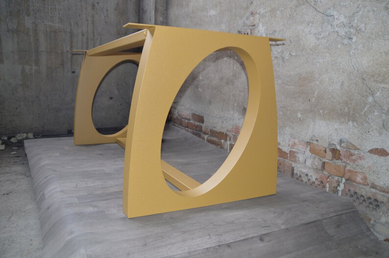 Unique Handmade Steel Table Base Designer Edition. Great Fit - Etsy