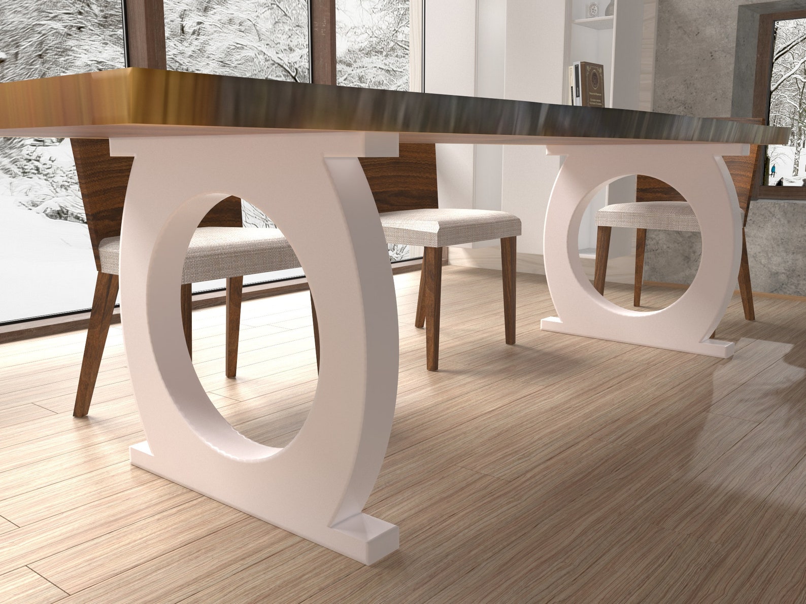 28 Height Dining Table Legs Unique Model Designer - Etsy