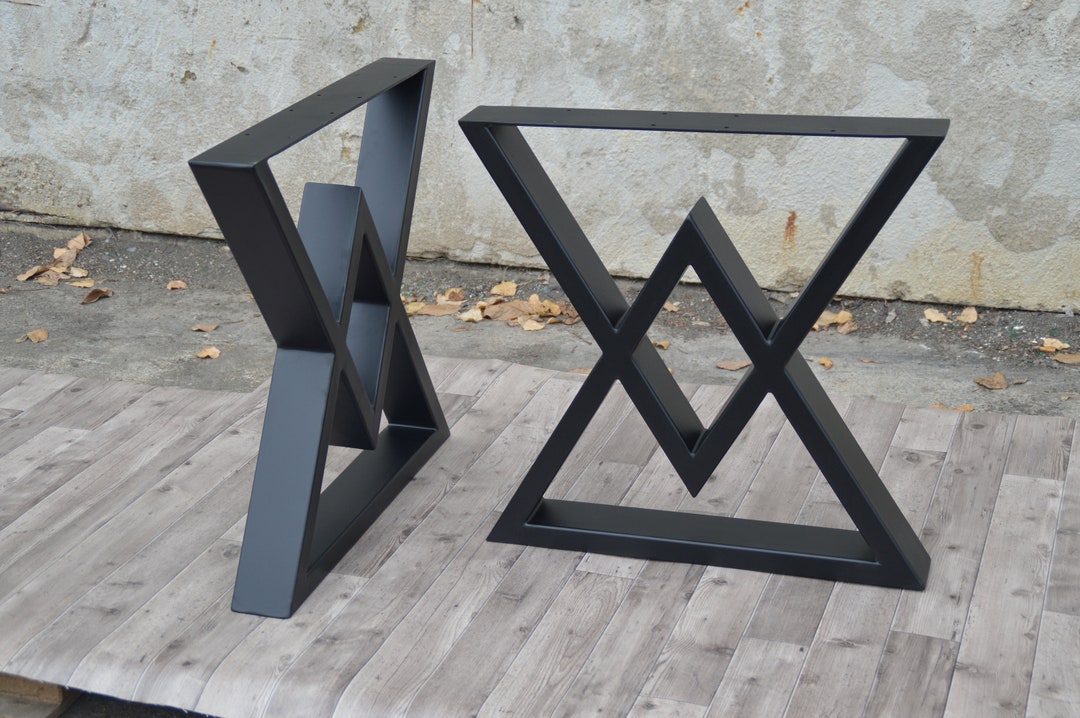 Heavy-duty Industrial Style Dining Table Legs for Heavy Table Tops. 28 ...