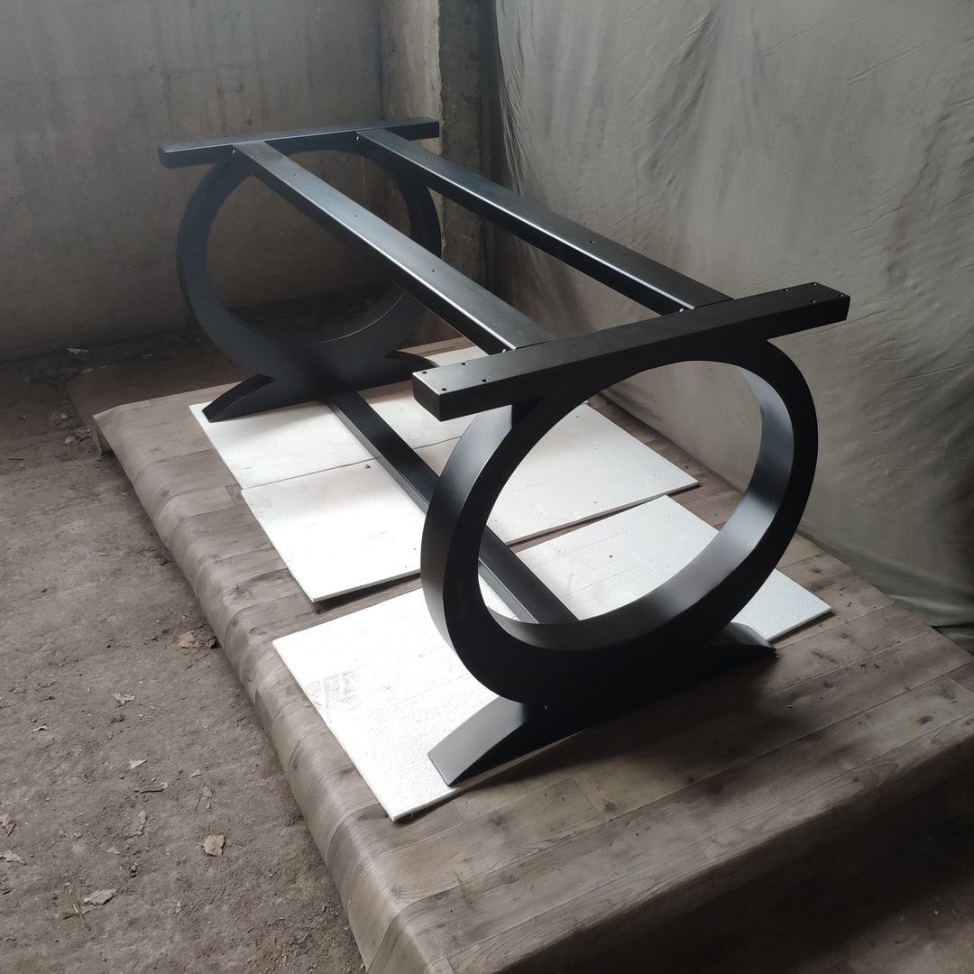 Handmade Steel Table Base Designer Edition - Unique Shape. Fit With ...