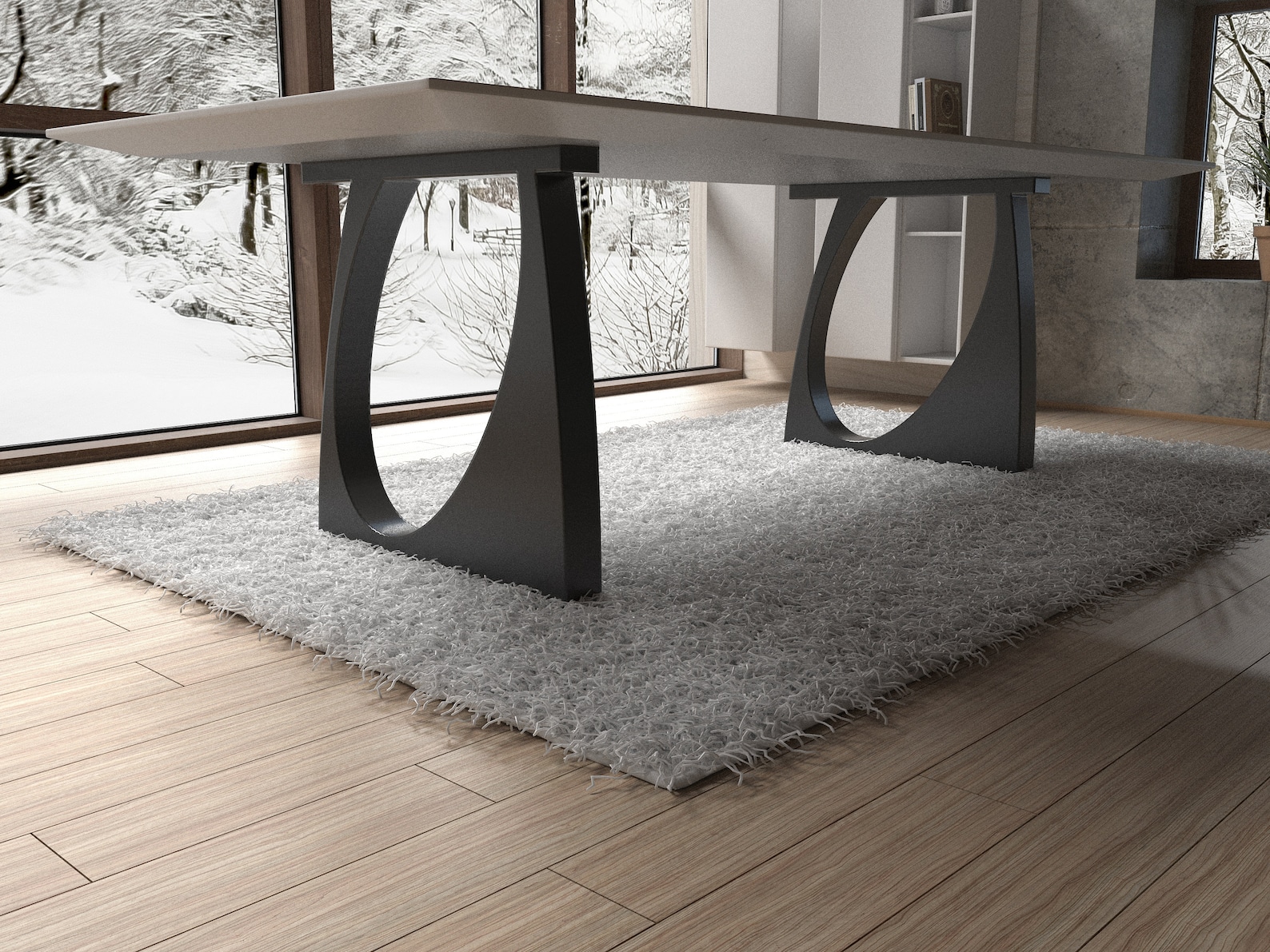 Steel Table Legs Designer Edition Unique Shape. Great Product - Etsy