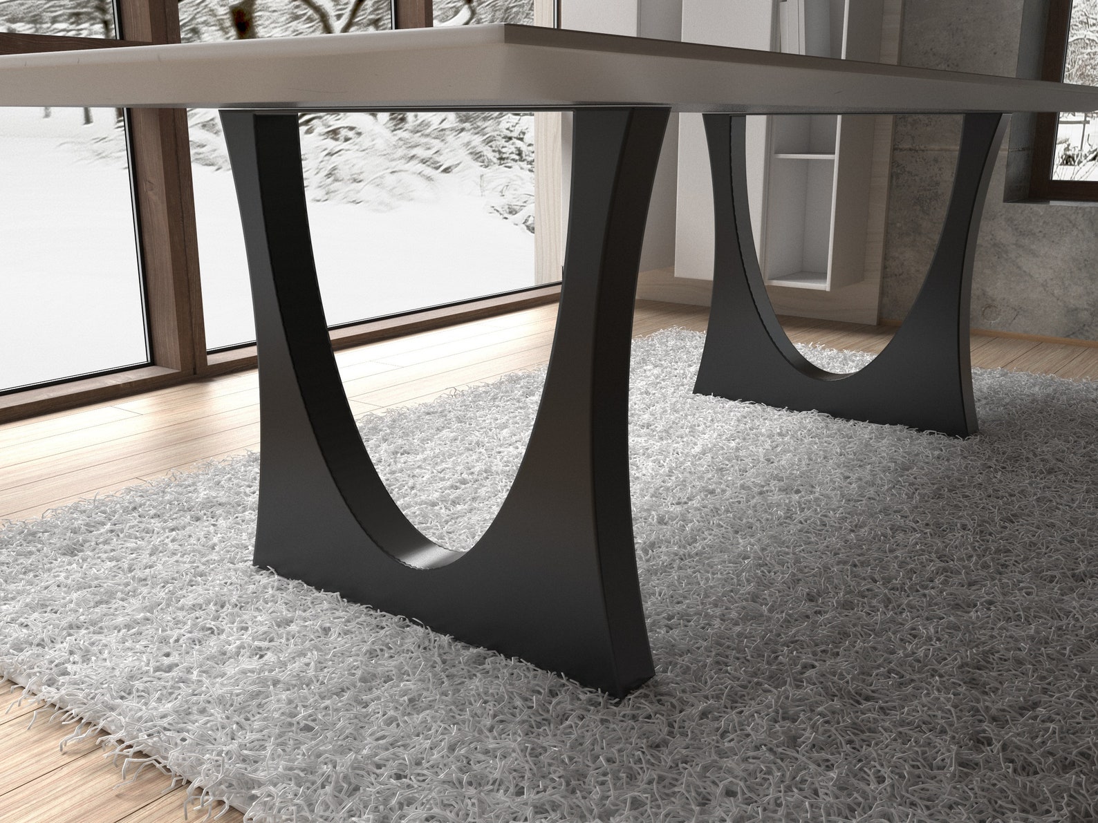 Handmade Furniture Metal Table Legs Designer Edition, Unique Model ...