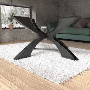Round Spider X Shape Metal Table Base for Heavy Tables. Metal Base for ...