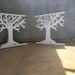 Dining Table Legs With Unique Tree Design. Premium Quality Made With ...