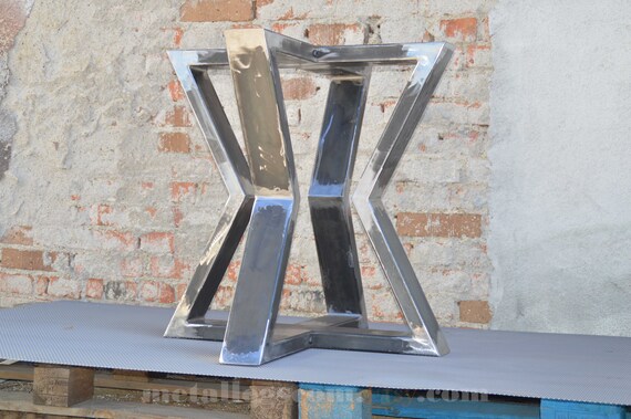 Table Base for Marble Glass Wood Table Tops hourglass | Etsy