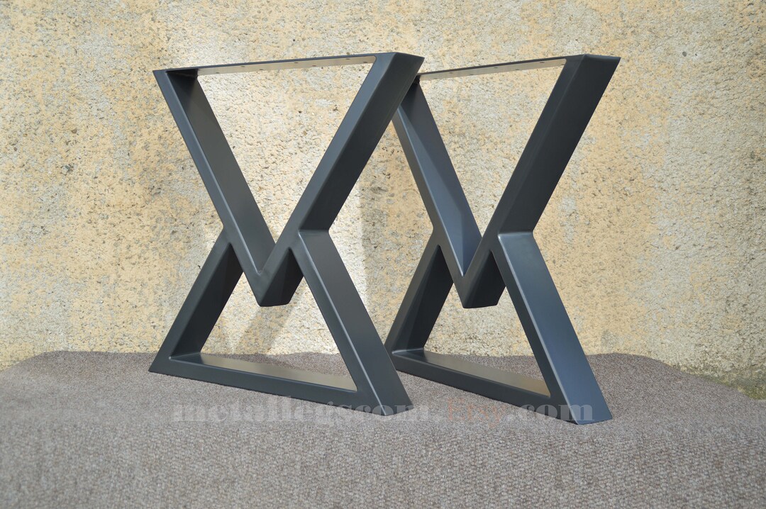 Industrial Style Dining Table Legs for Heavy Tables. Pied De Table ...