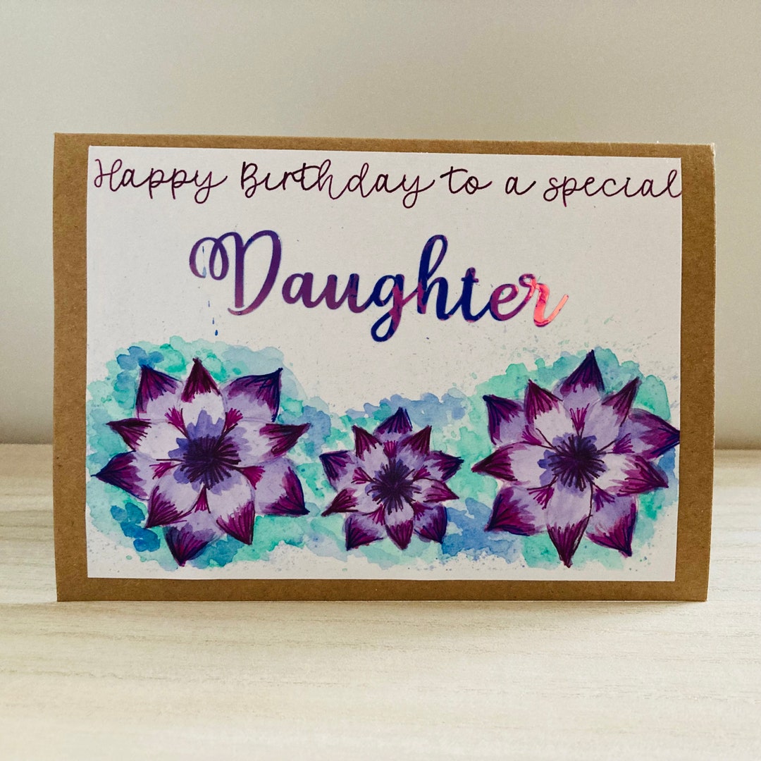 Special Daughter Birthday Card - Etsy