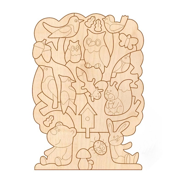 Laser Cut Puzzle - Etsy