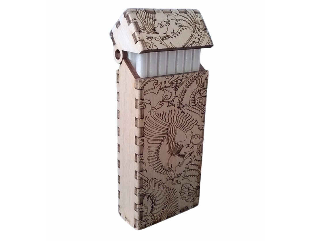 Engraved Cigarette Holder Box, Stylish Portcigar, Dxf Pdf, Svg, Ai, Cdr ...