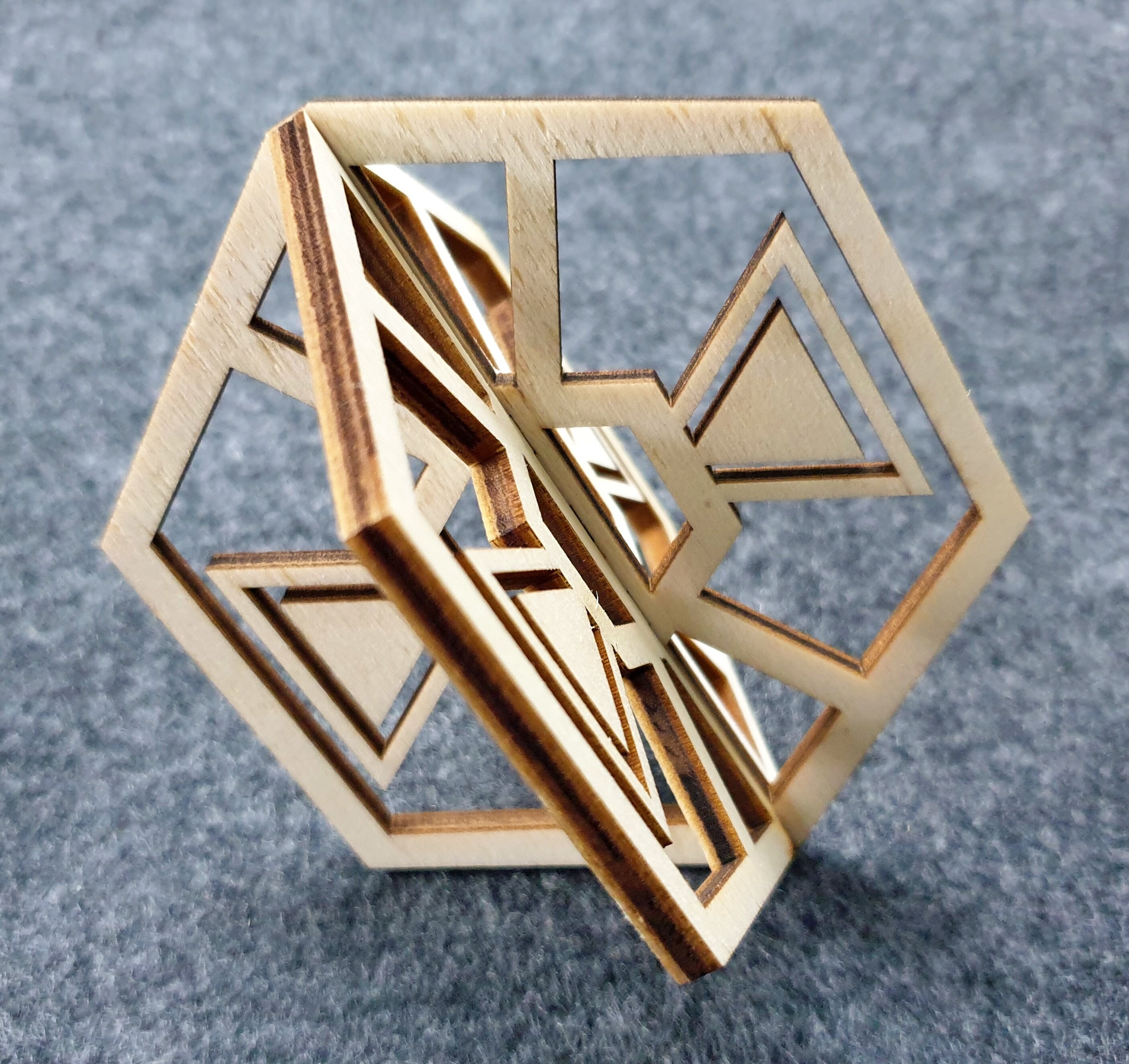 Living Hinge Christmas Box With 3d Snowflakes for Laser | Etsy