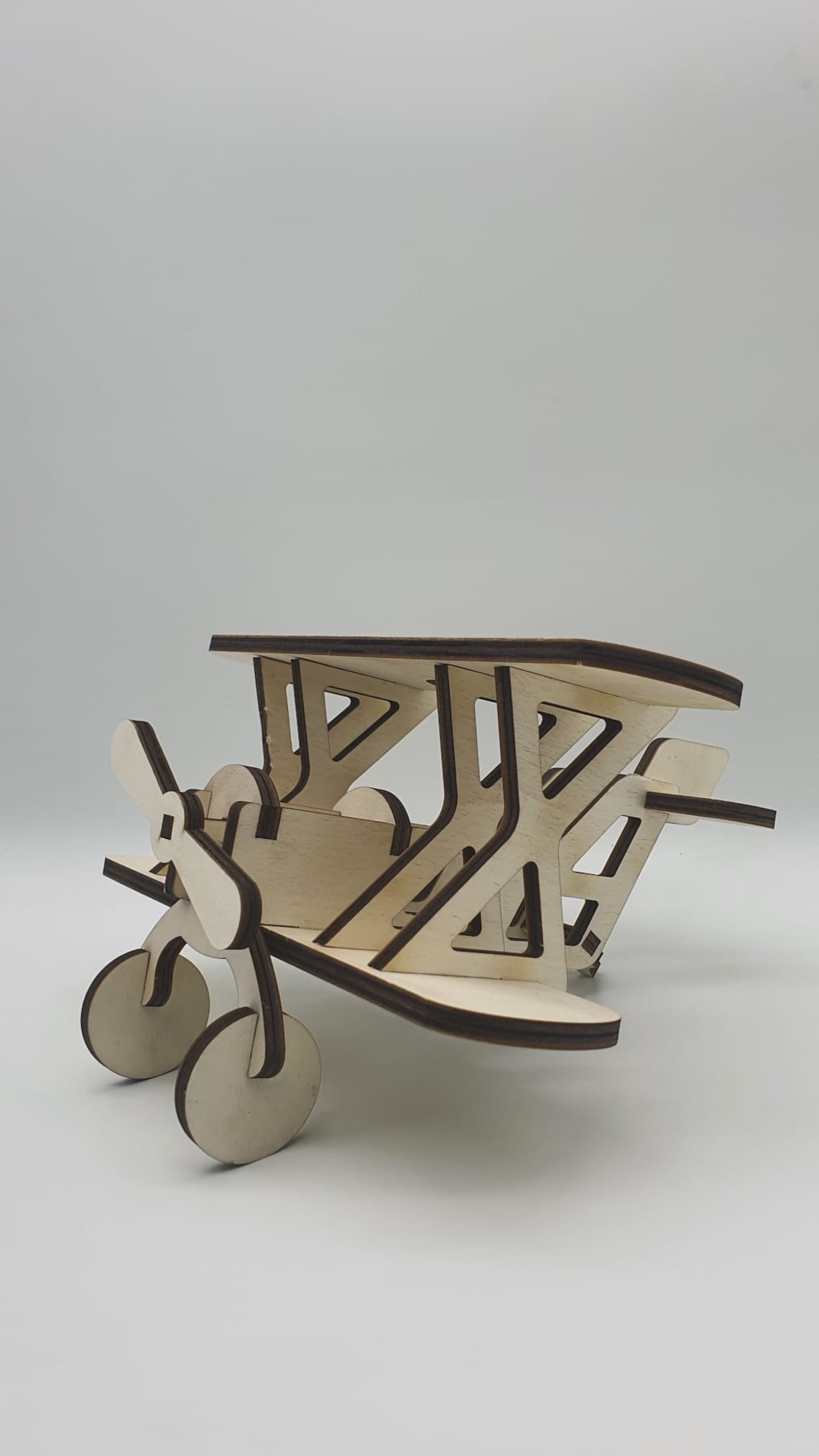 Biplane Wood 6mm Thick File for Laser Cutting DXF SVG PDF - Etsy