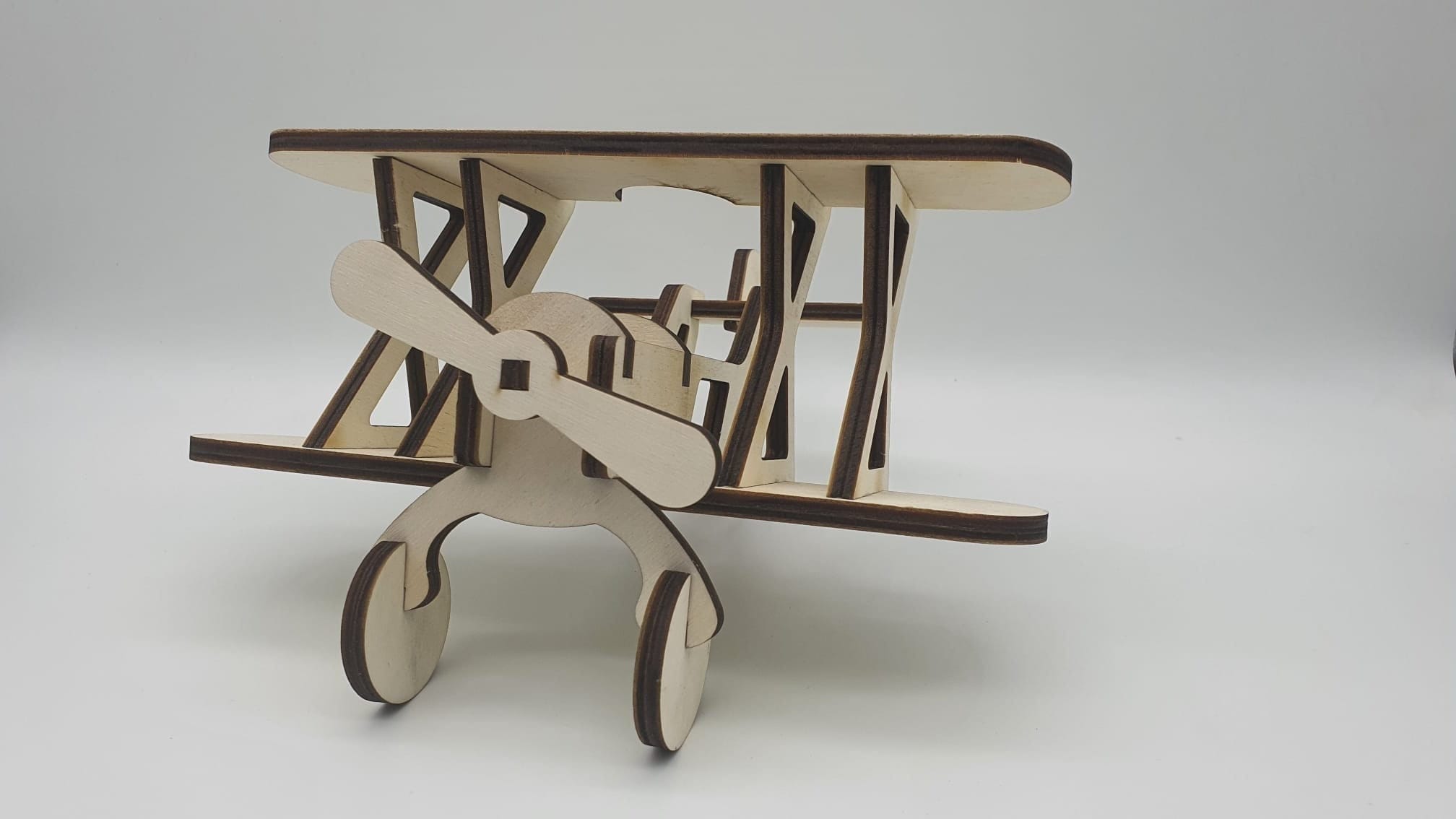 Biplane Wood 6mm Thick File for Laser Cutting DXF SVG PDF - Etsy