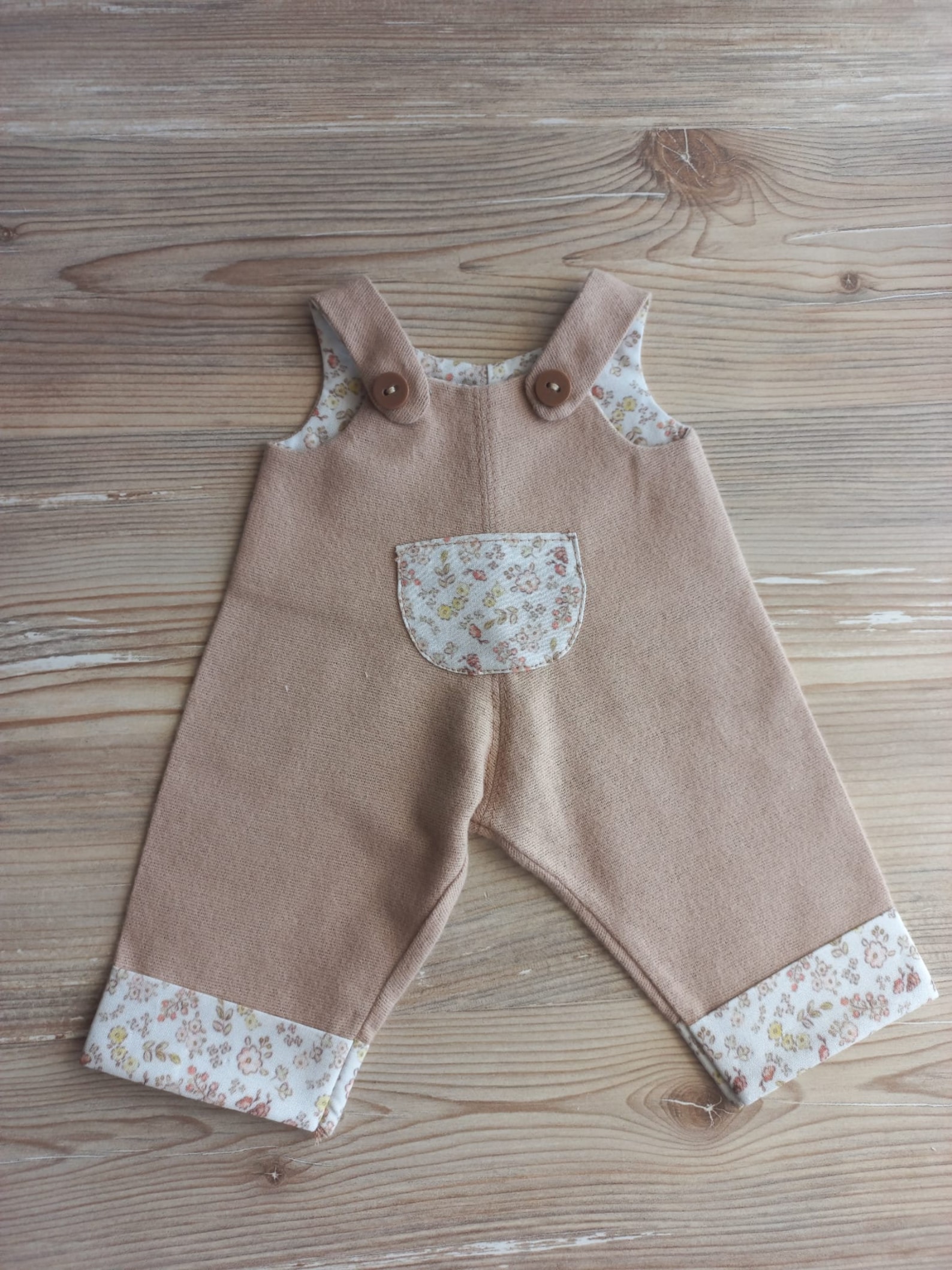 Doll OVERALLS PDF for 15 ” | Flannel Baby Doll Overalls Sewing Pattern ...