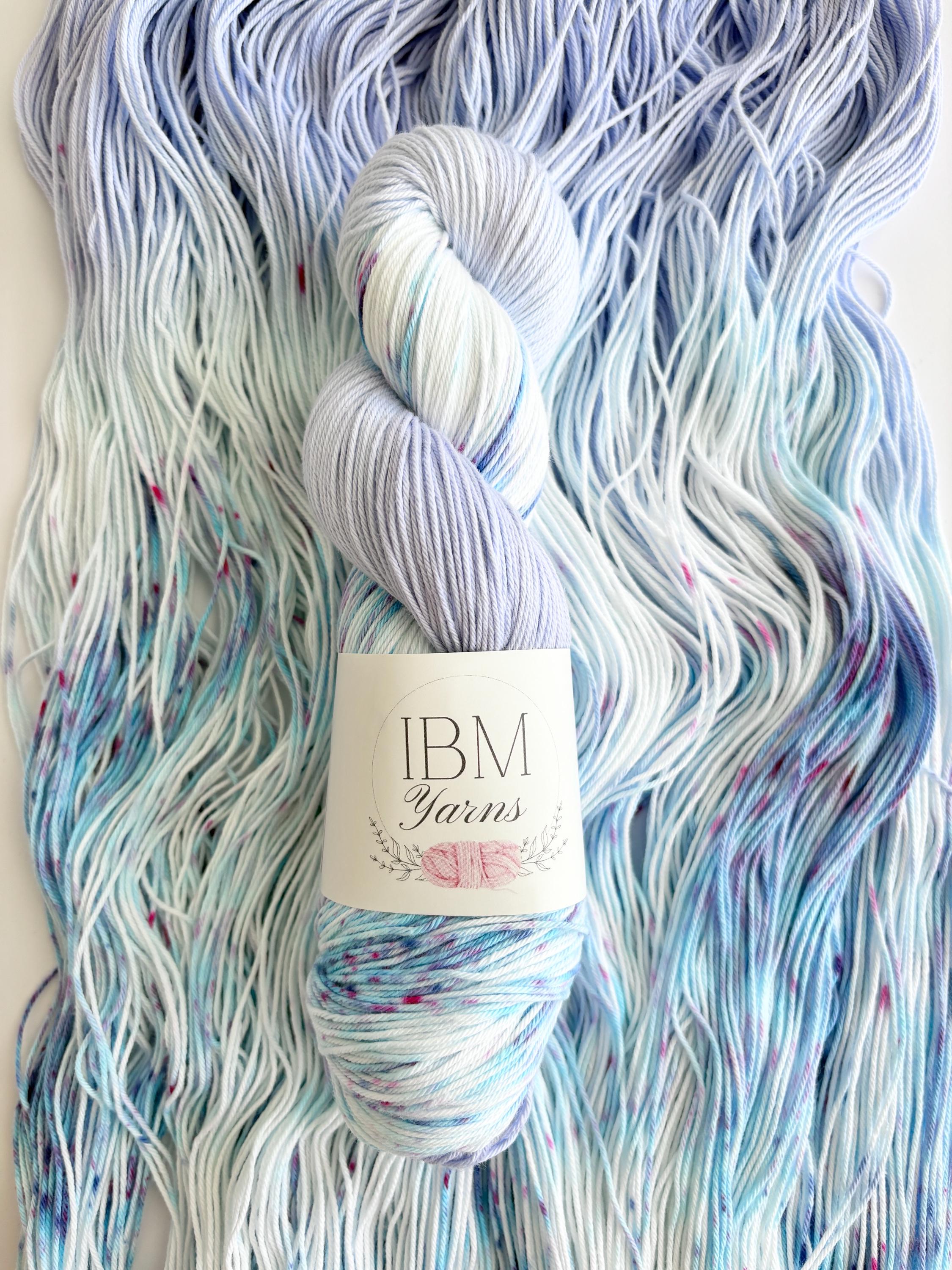 100% Cotton Hand Dyed Yarn- Perfectly Periwinkle - Etsy