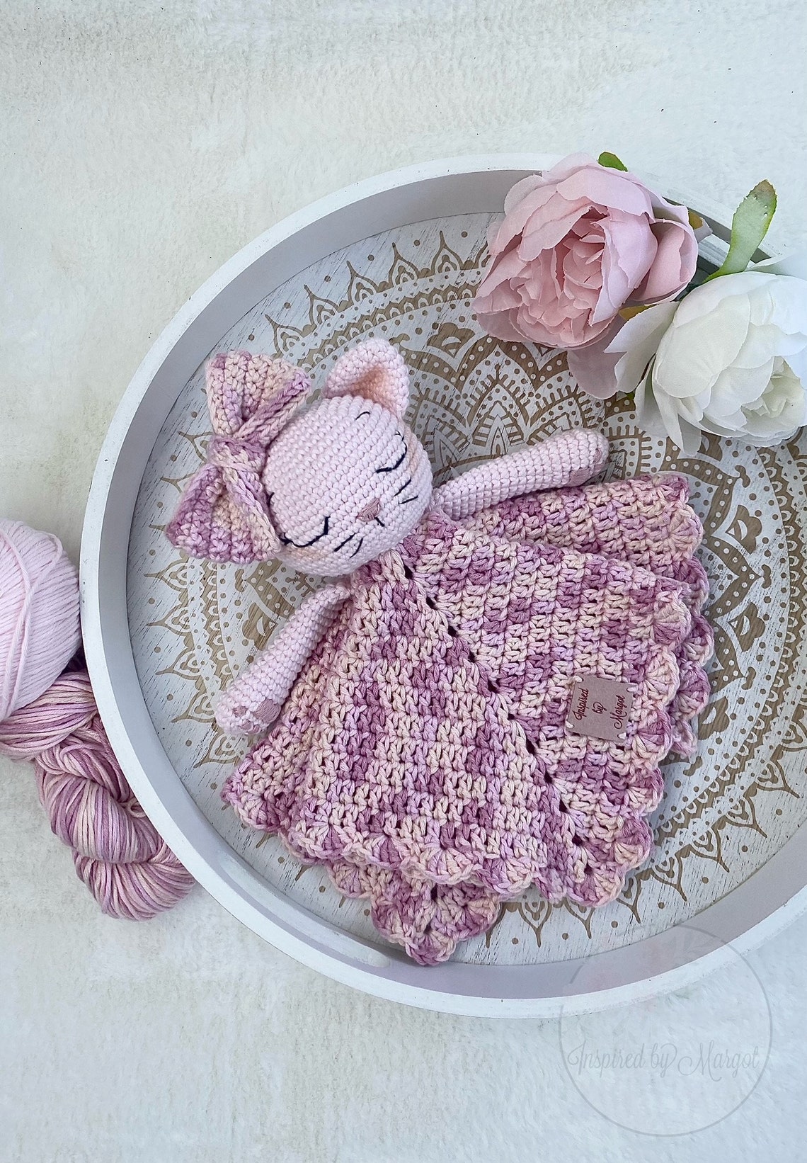 Tilly the Cat Crochet Lovey. Crochet Lovey Pattern. Baby - Etsy