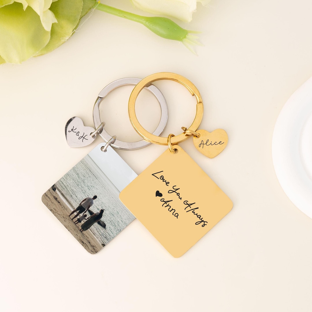 Personalized Handwriting Photo Keychian,anniversary Graduation Idea ...