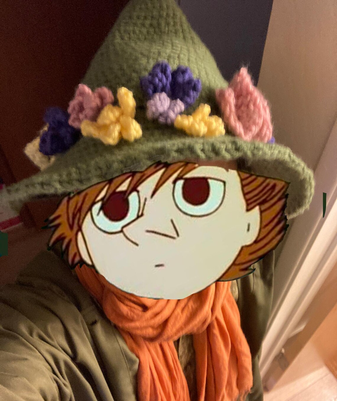 PATTERN Crochet Snufkin Flower Witch Goblin Hat - Etsy UK