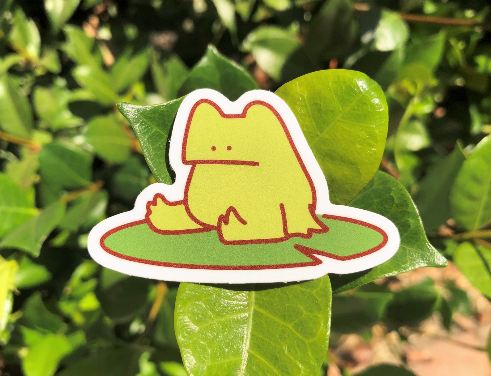 Frog Stickers Cute Cottagecore Animal Stationery - Etsy