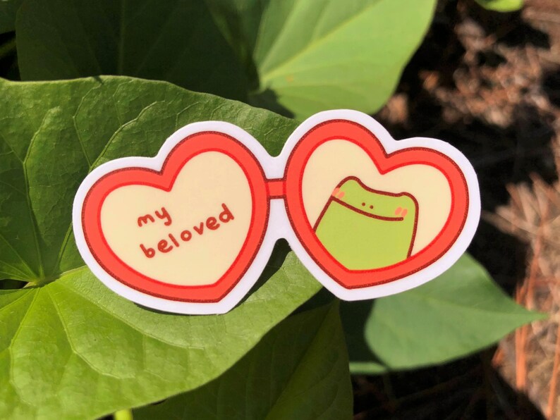 Frog Stickers Cute Cottagecore Animal Stationery - Etsy