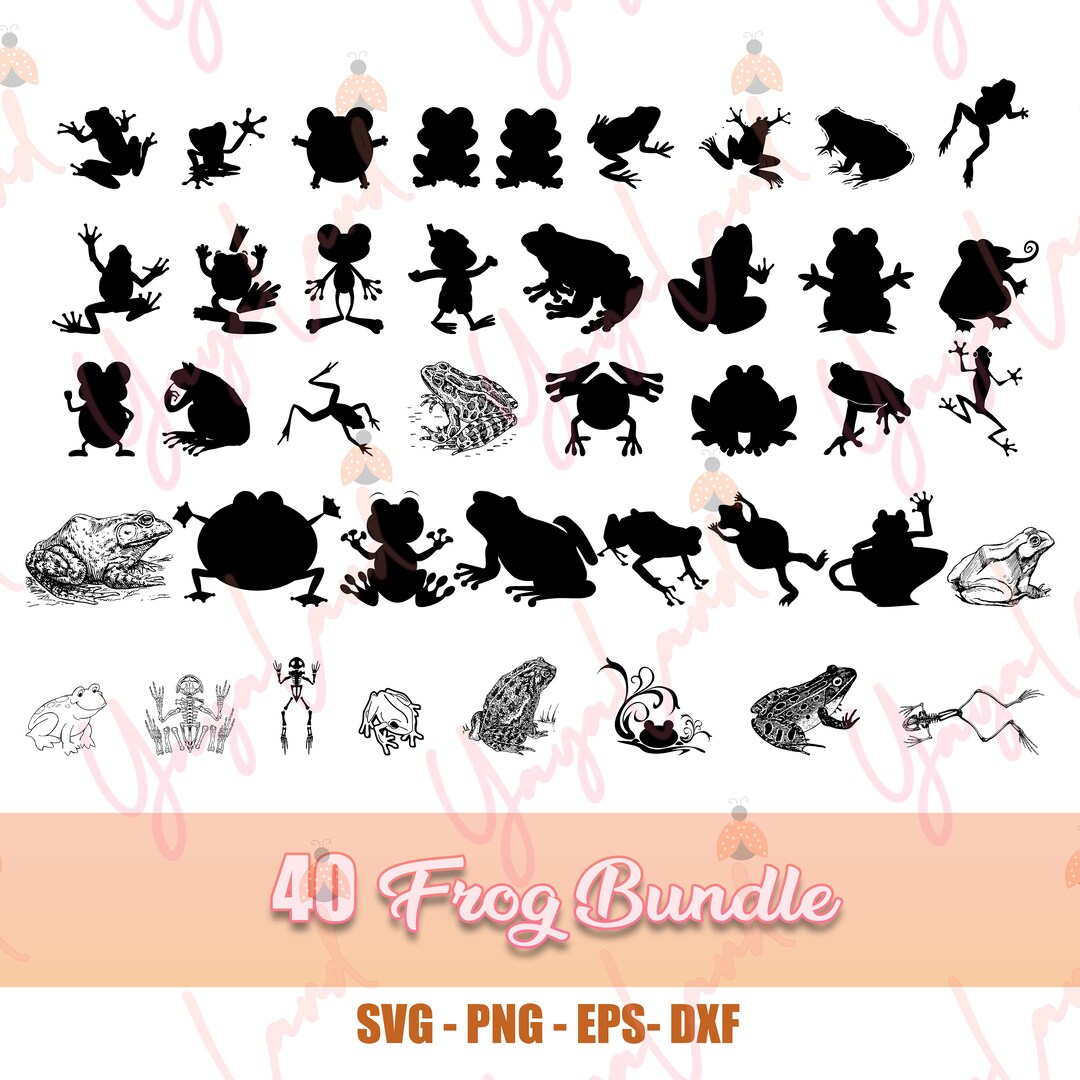 40 Cute Frog SVG File for Cricut Cartoon Frog Svg Alien Frog Svg ...