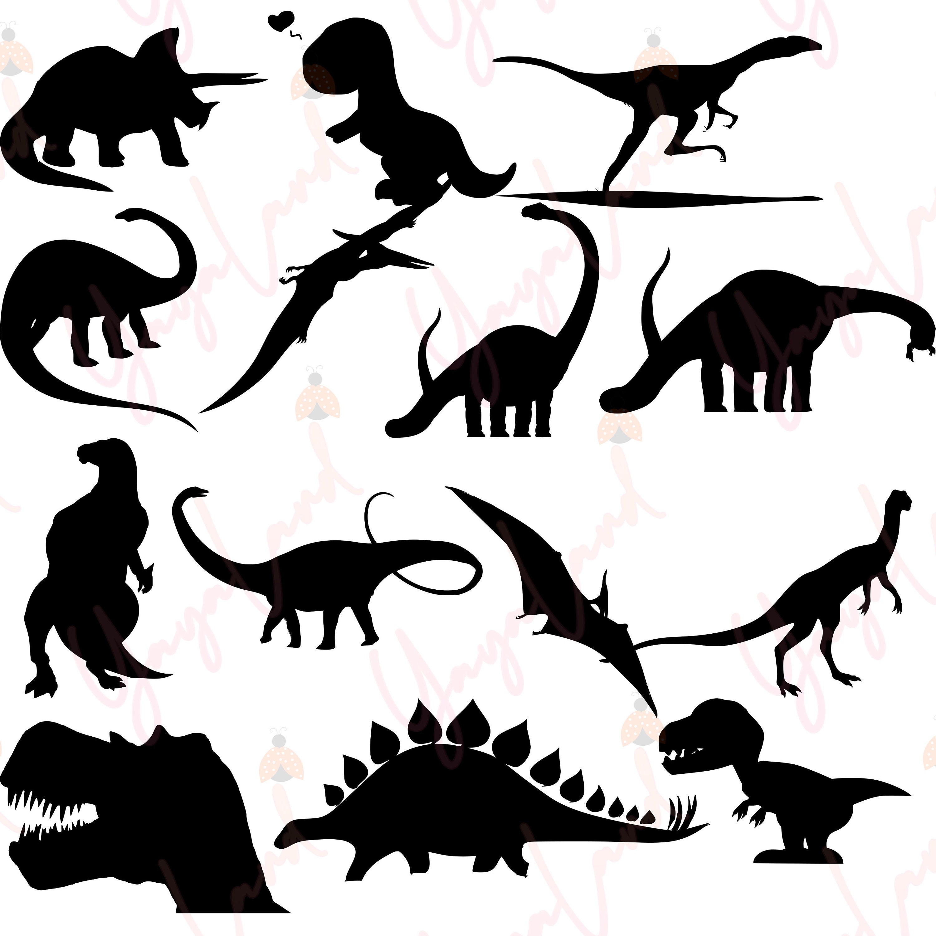 68 Pack Dinosaur SVG Bundle, Dinosaur PNG, Dinosaur EPS, Dinosaur Dxf ...