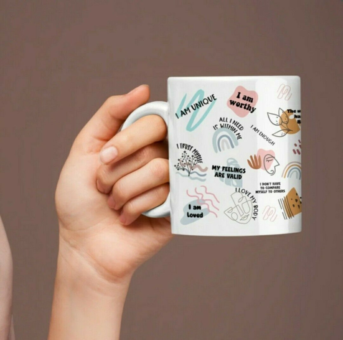 Positivity Motivational Self Love Mugs Gift Friend Love - Etsy UK