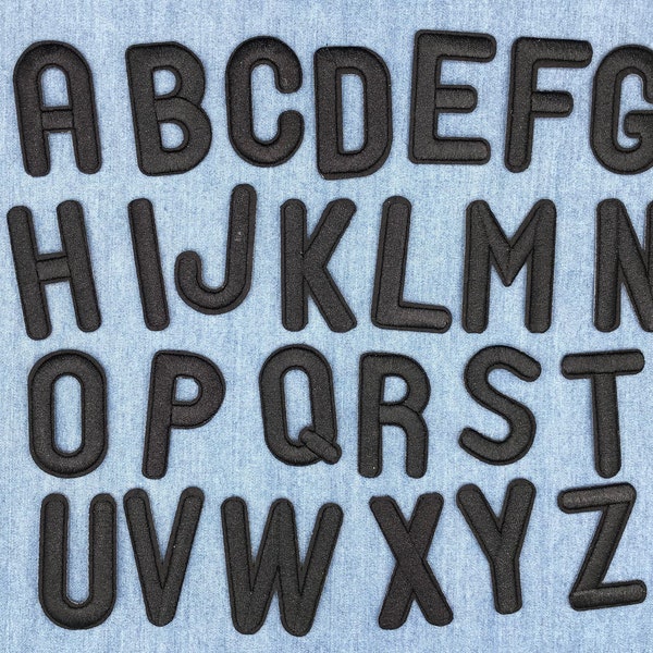 Embroidered Letters - Etsy