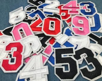 Iron on Number | Etsy