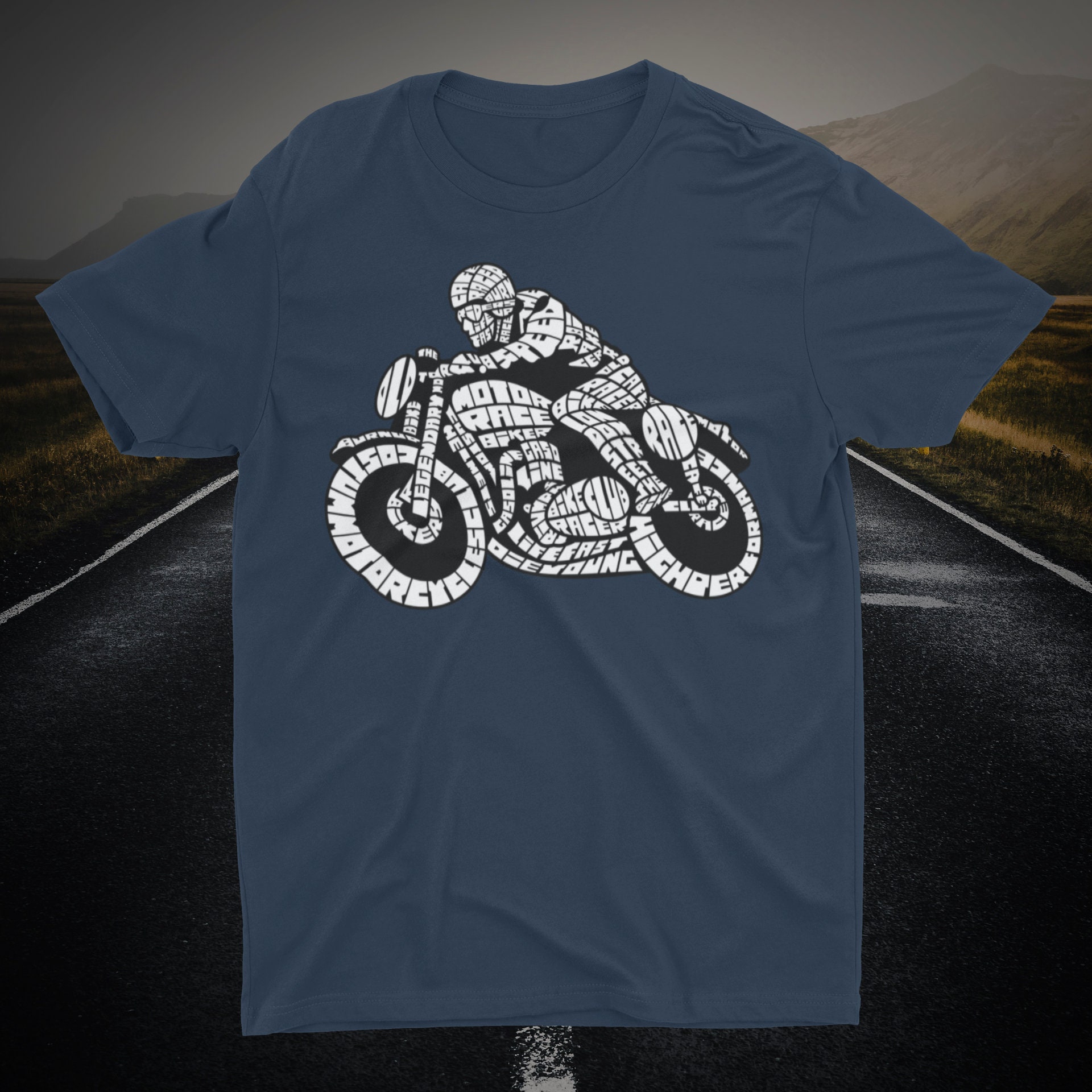 Cafe Racer Shirt Motorcycle Shirt Gift for Biker Bike Lover | Etsy