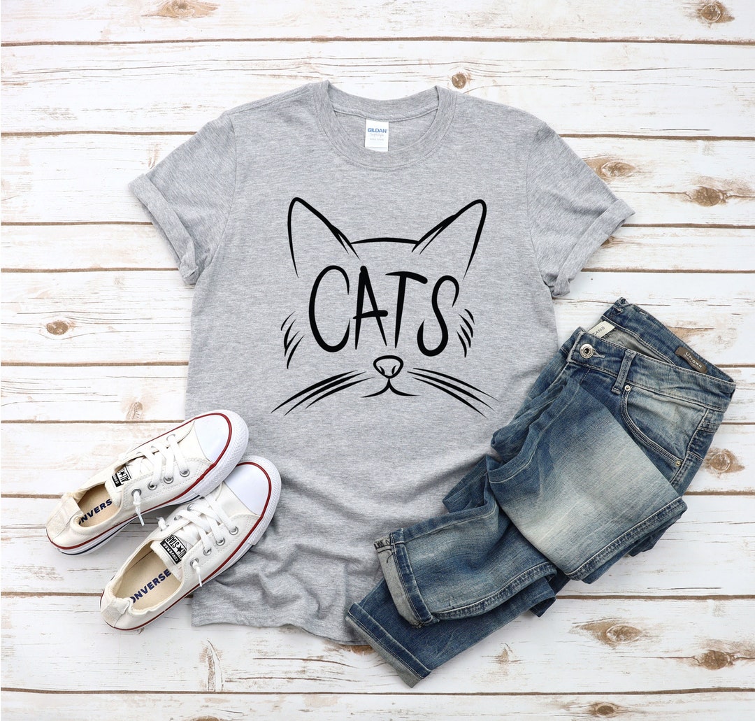 Cats Shirt, Cat T-shirt, Funny Cat Shirt, Cat Lover Shirt, Funny Gift ...