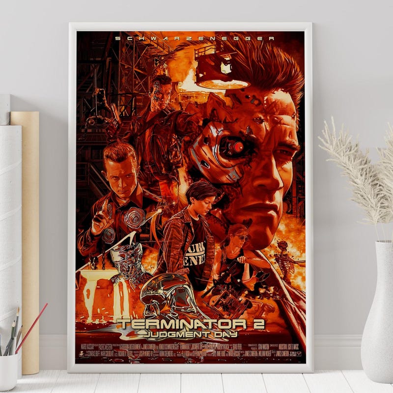 Terminator 2 Movie Posters - Etsy